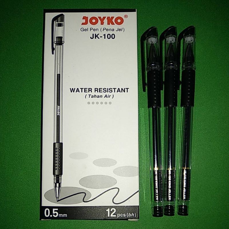 Jual Pulpen Gel Pen JK-100 Joyko Isi 12 | Shopee Indonesia