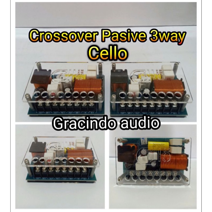 Jual Crossover Pasive 3way Cello for Speaker Midbass Midrange Tweeter ...