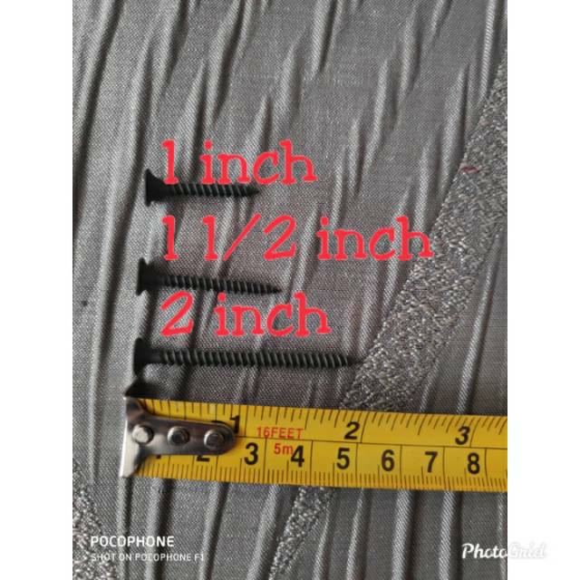 Jual Sekrup gypsum 1 inch 1 1/2 inch 2 inch | Shopee Indonesia