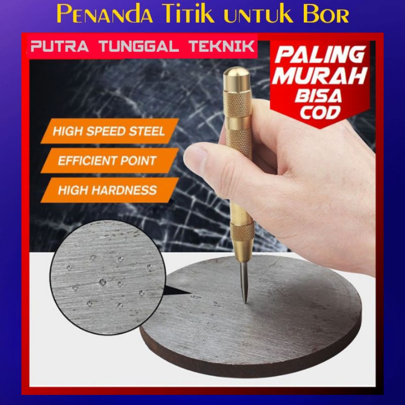 Jual Center Punch Automatic Drip - Penanda Titik untuk Bor | Shopee ...