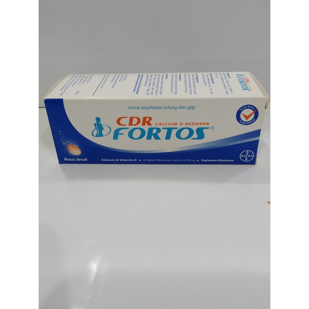 Jual CDR Fortos 10 Tablet Effervescent | Shopee Indonesia