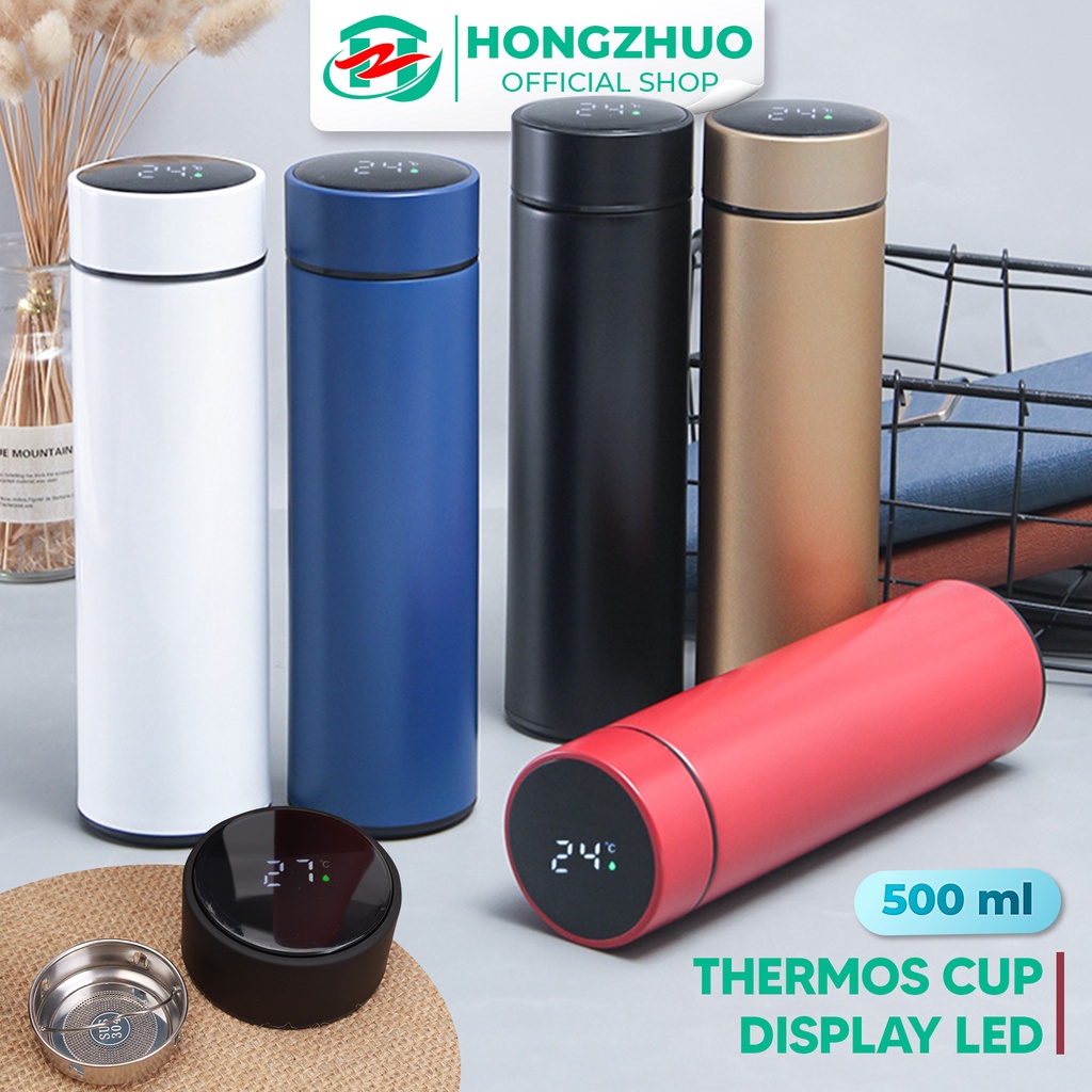 Jual Hongzhuo Termos LED Display / Termos LED Suhu Portable Stainless ...