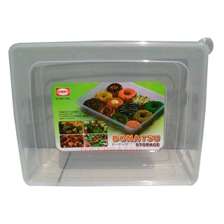 Jual Shinpo Donatsu Toples Shinpo 306 / 306L Tempat Kotak Box Kue Donat ...