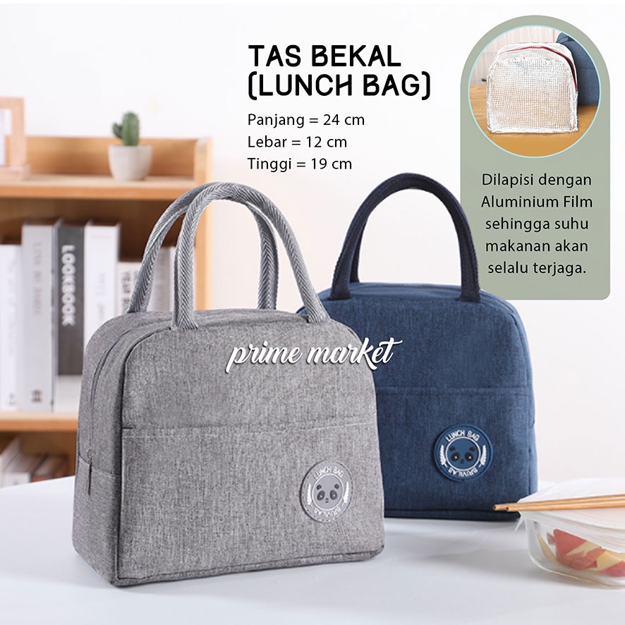 Jual Tas Bekal Makanan/ Tempat Bekal Makan / Lunch Bag Cooler Hampers ...