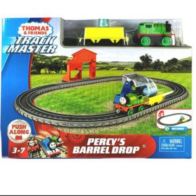 Jual Thomas & Friends Trackmaster Percy's Barrel Drop Fisher-Price Push ...