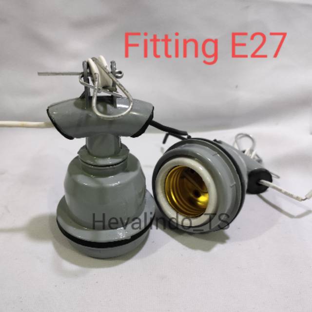 Jual Fitting Lampu Jalan E27 besi - fitting cup - fitting besi ...