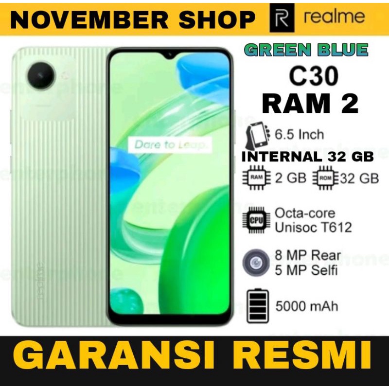 Jual REALME C30 RAM 2 INTERNAL 32 GB | Shopee Indonesia