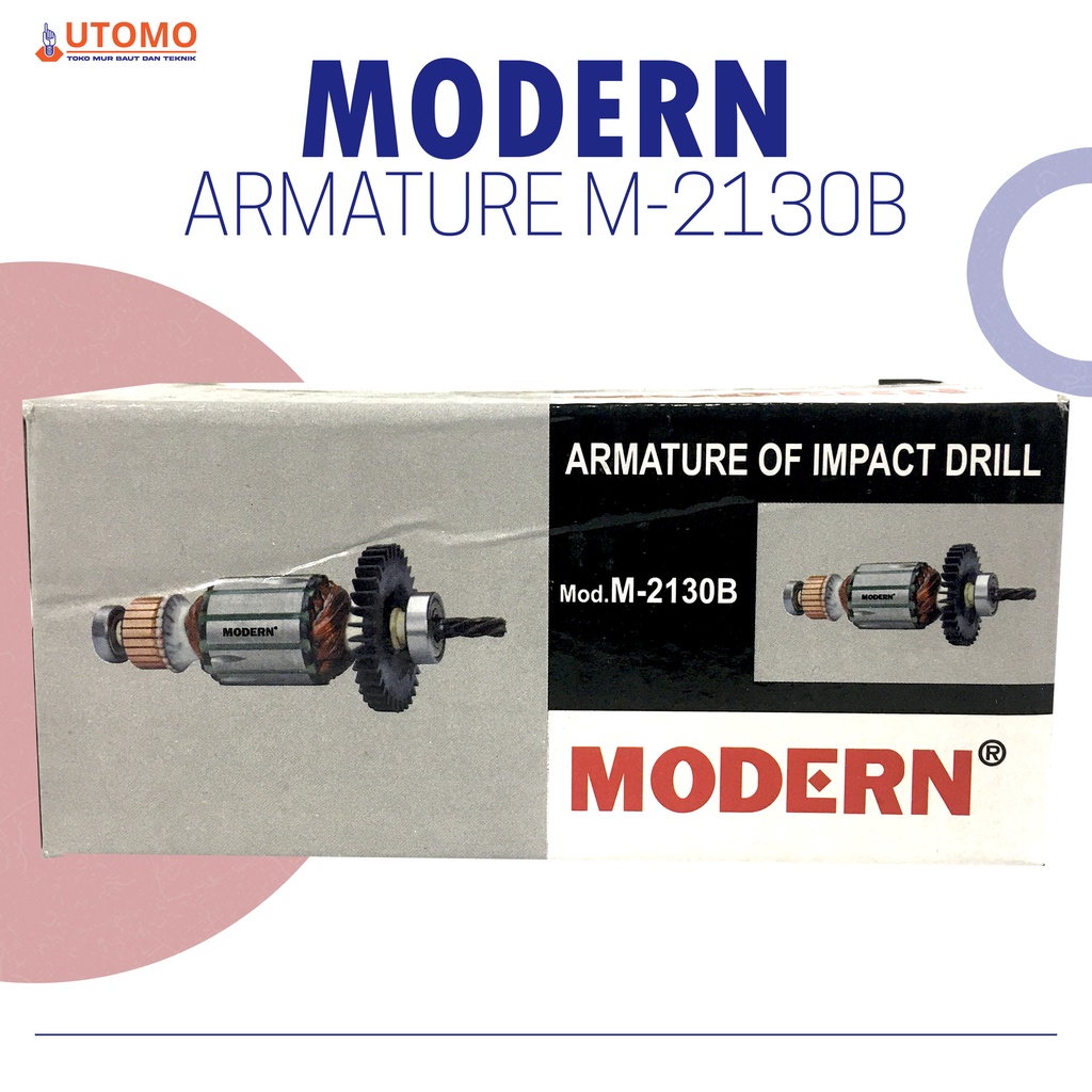 Jual Armature Angker Mesin bor 13mm Mesin Bor Tembok Modern M2130B M ...