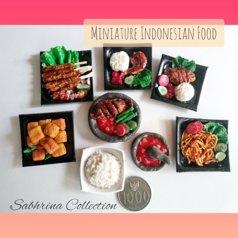 Jual Miniatur Indonesian Food Harga Satuan | Shopee Indonesia