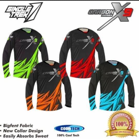 Jual Jersey STR Carbon X9 Singletrek Cooltech | Shopee Indonesia