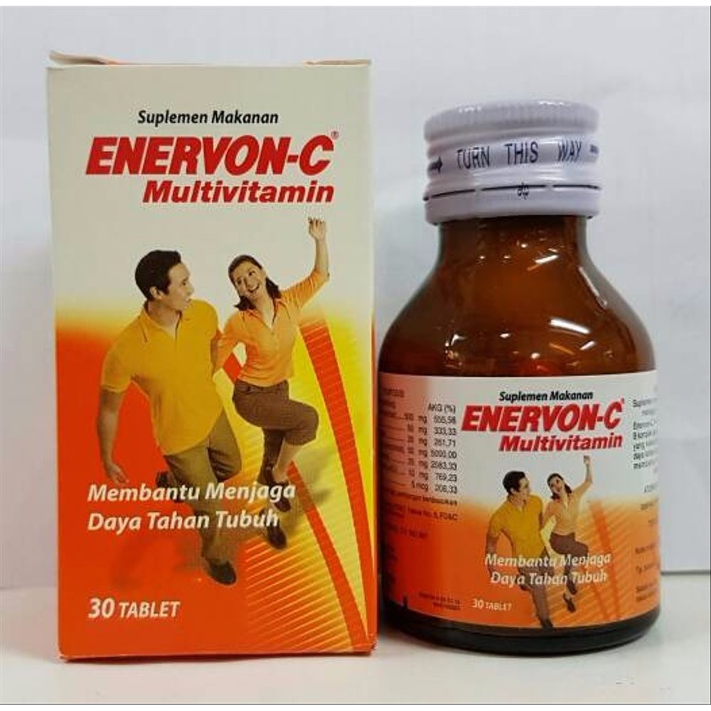 Jual ENERVON C MULTIVITAMIN 30 TABLET | Shopee Indonesia