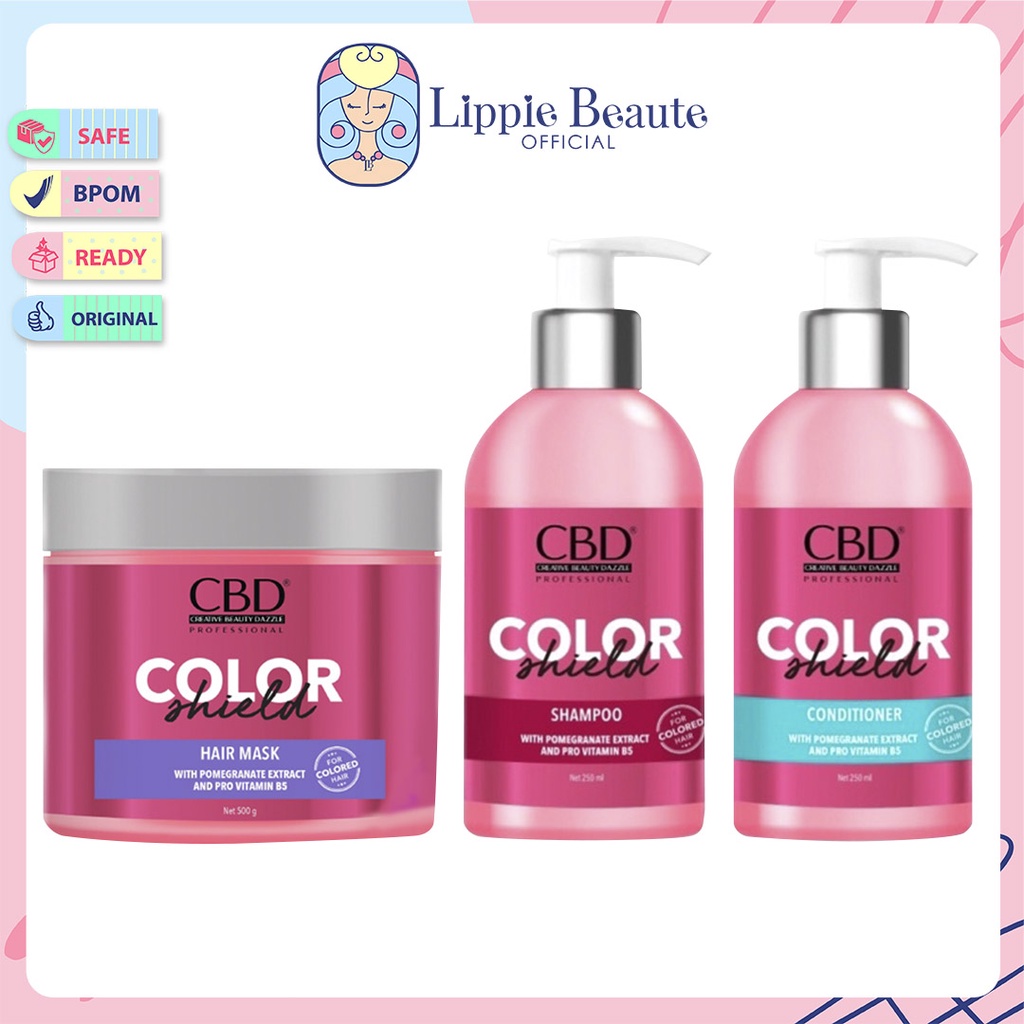 Jual CBD - Color Shield Hair Mask || Shampoo || Conditioner | Shopee ...