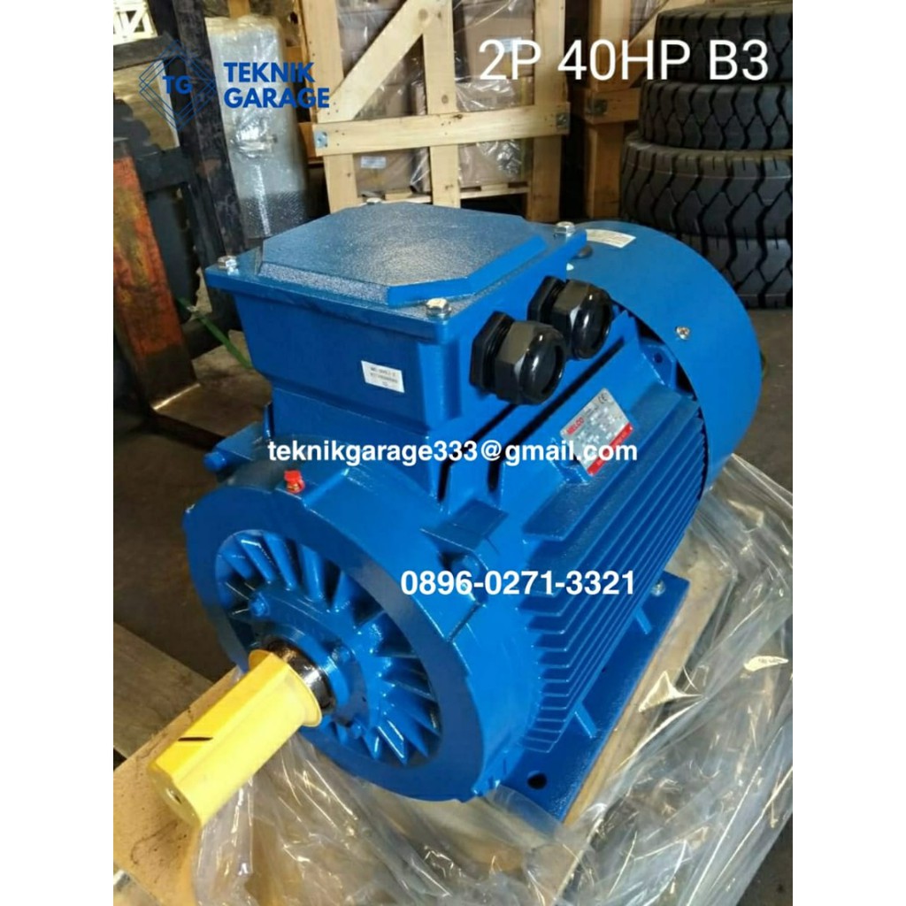 Jual Elektro motor - Dinamo Merk Melco 2Pole 40Hp/30Kw B3 - 3 Phase | Shopee Indonesia