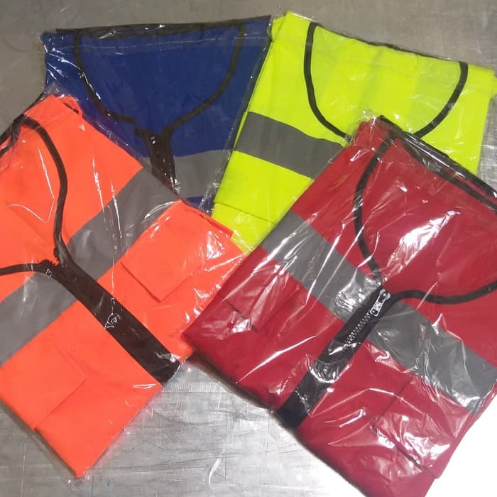 Jual Rompi proyek safety merah - rompi kerja - Merah, All Size | Shopee ...