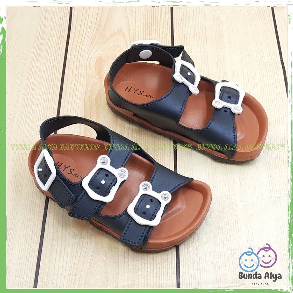 Jual Sepatu Sendal Anak Perempuan Umur 6 7 8 Tahun HITAM Elastis ...