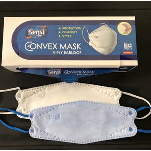 Jual SENSI convex mask 4-ply earloop 20's | Shopee Indonesia