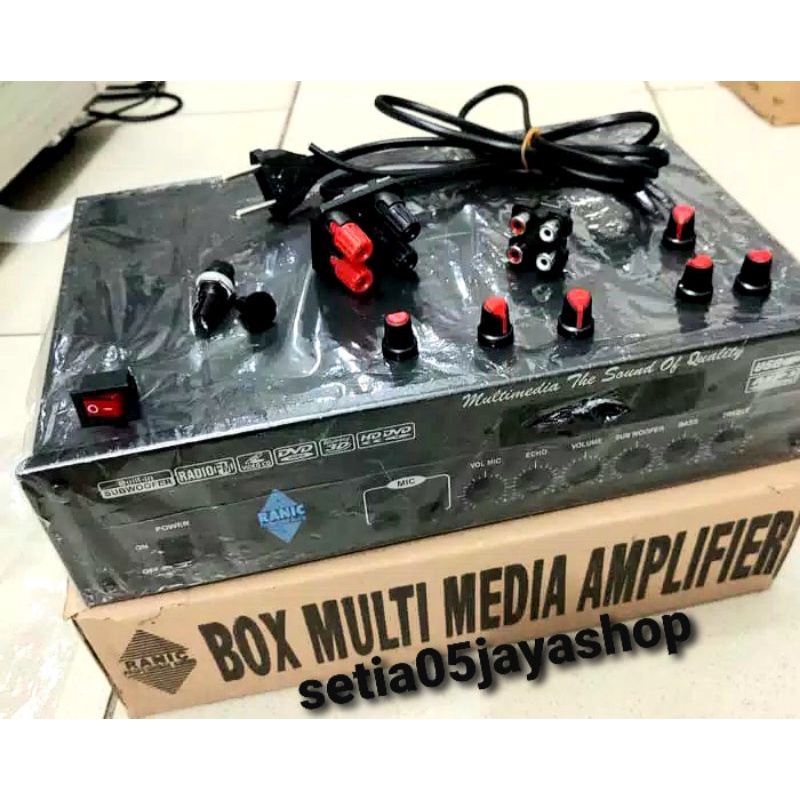 Jual box power amplifier tone plus usb fm paket asesorist lengkap hemat ...