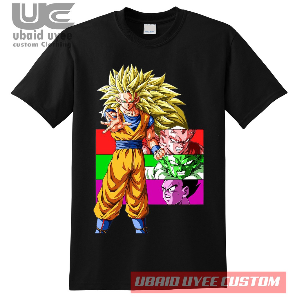 Jual KAOS DRAGON BALL SON GOKU SAIYAN FORM SIZE S M L XL XXL (BISA ...