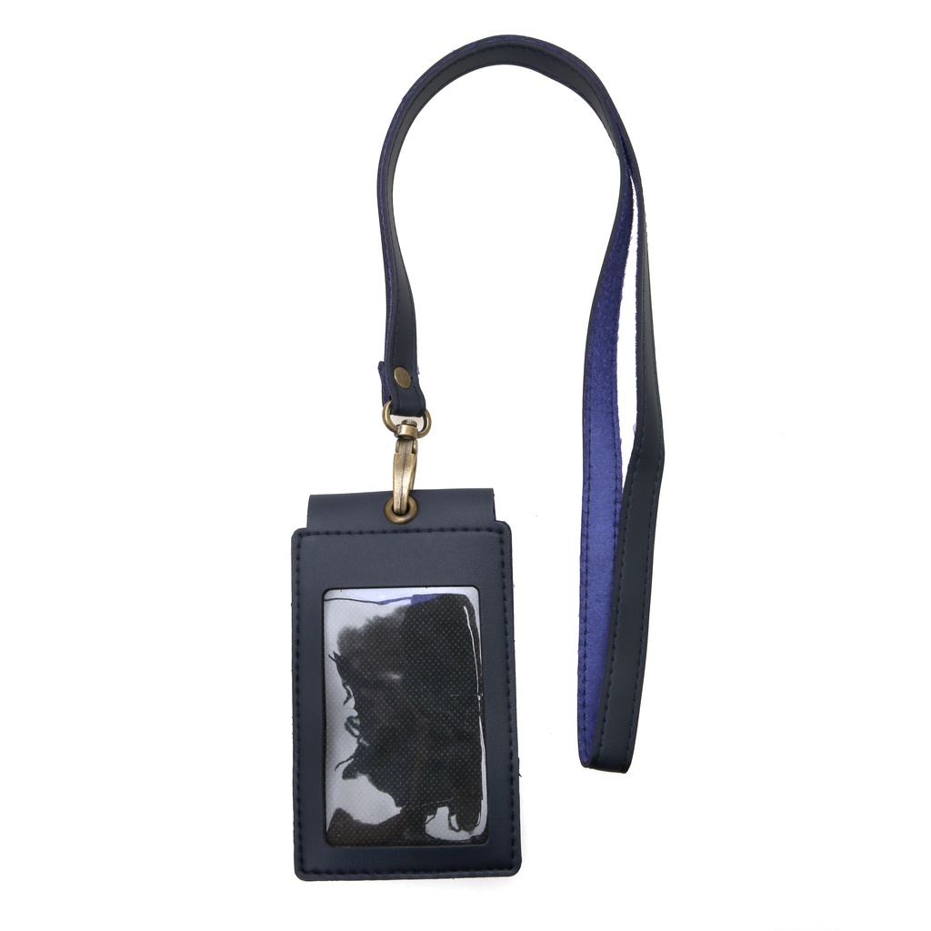 Jual Name Tag Holder Kulit 1 sisi Mika 3 Slot Card | Shopee Indonesia