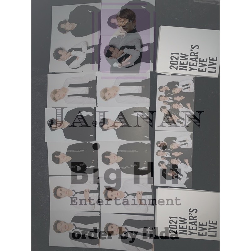 Jual SHARING POCA POSTCARD MERCH NYEL KONSER BIGHIT BTS NEW YEAR EVE ...