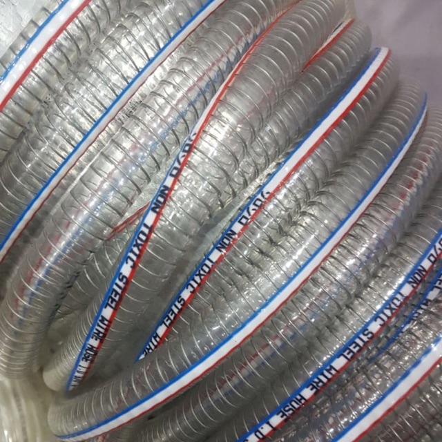 Jual Selang kawat spiral 3/4" (19mm) selang spring hose 3/4 inc (19mm ...