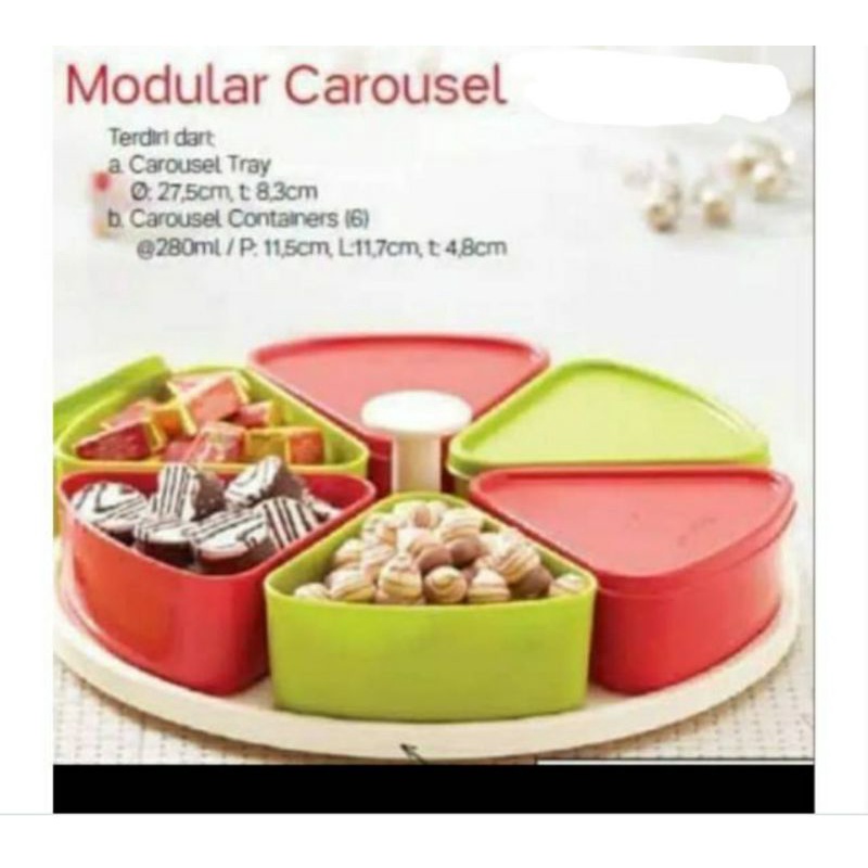 Jual Tupperware 1 Set Modular Carousel (HARGA CUCI GUDANG) | Shopee Indonesia