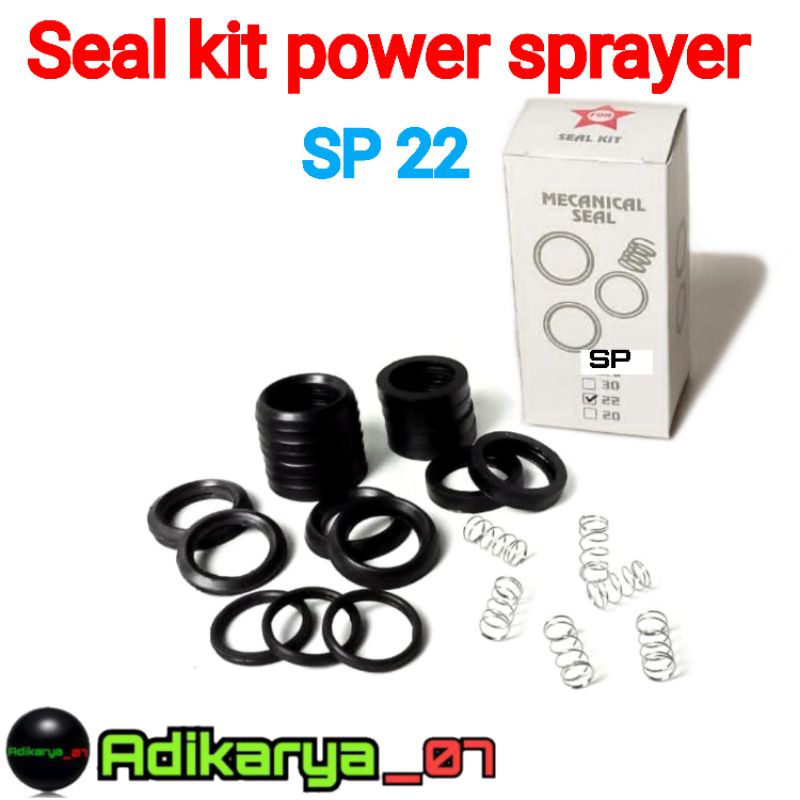 Jual Oil seal Kit Sil Komplit Pompa steam Power Sprayer Doorsmeer DT22 ...