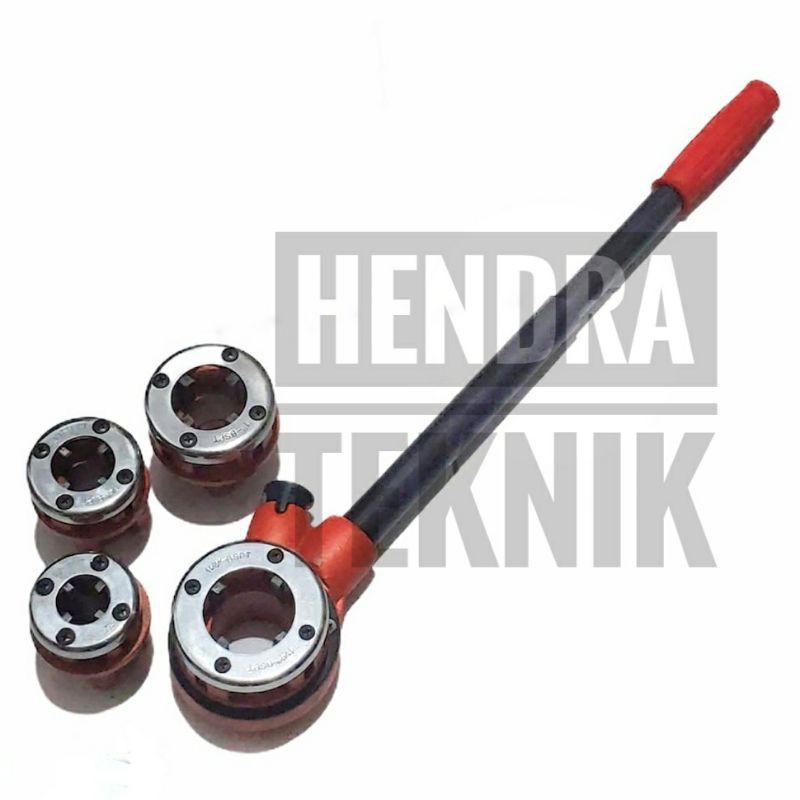 Jual SNEI PIPA LEDENG SET ALAT DRAT PIPA BESI TIPE 62 DRAT 1/2" 3/4" 1 ...