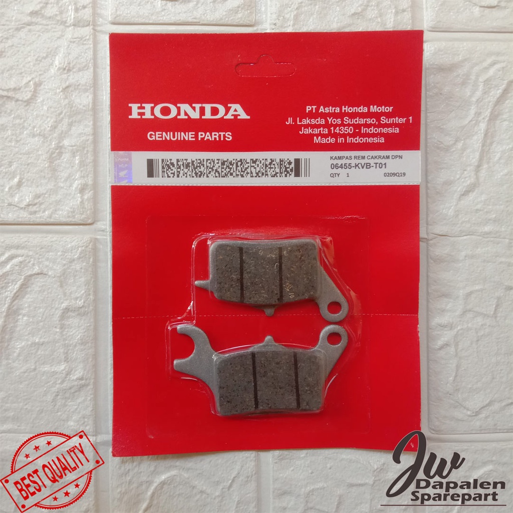 Jual Kampas Rem Depan Beat FI, Vario, Scoopy, Spacy (KVB) | Shopee ...