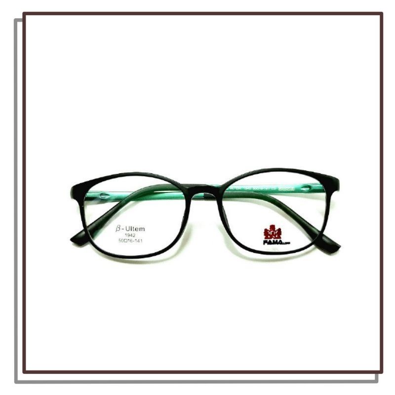 Jual FRAME KACAMATA BULAT PLASTIK FAMA 1942 Gagang LENTUR Tidak Mudah ...