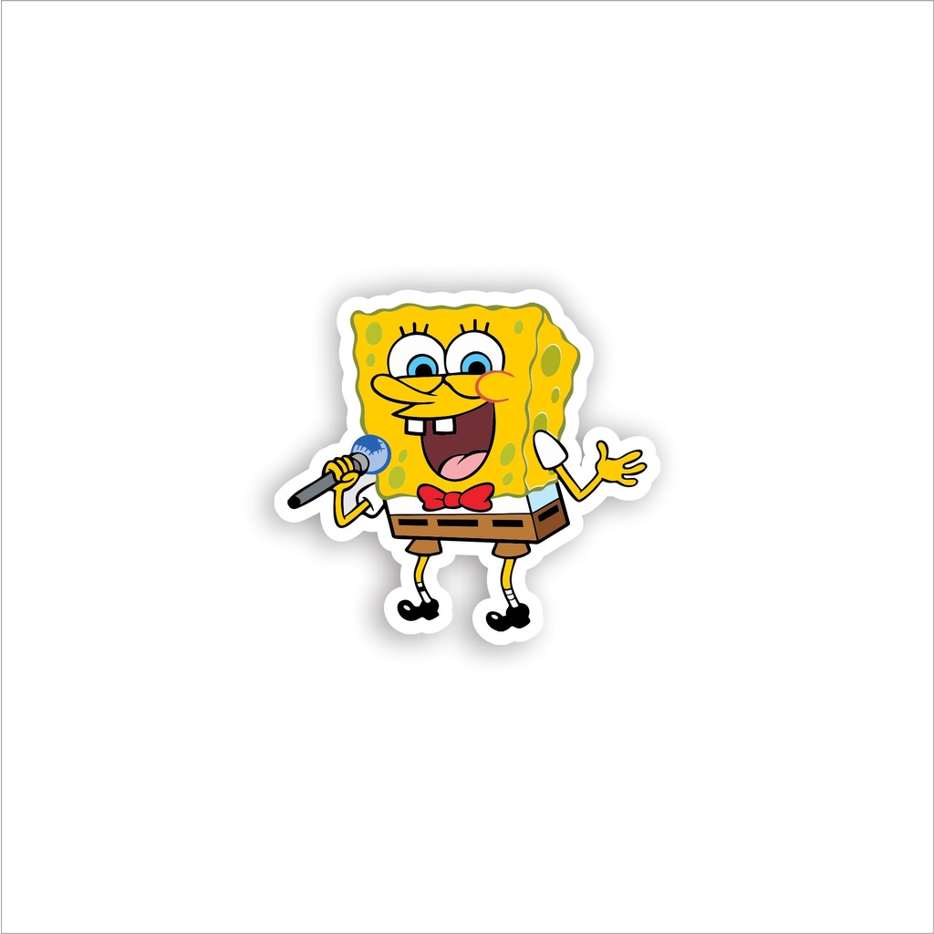 Jual Stiker brand spongebob bahan graftac anti air | Shopee Indonesia