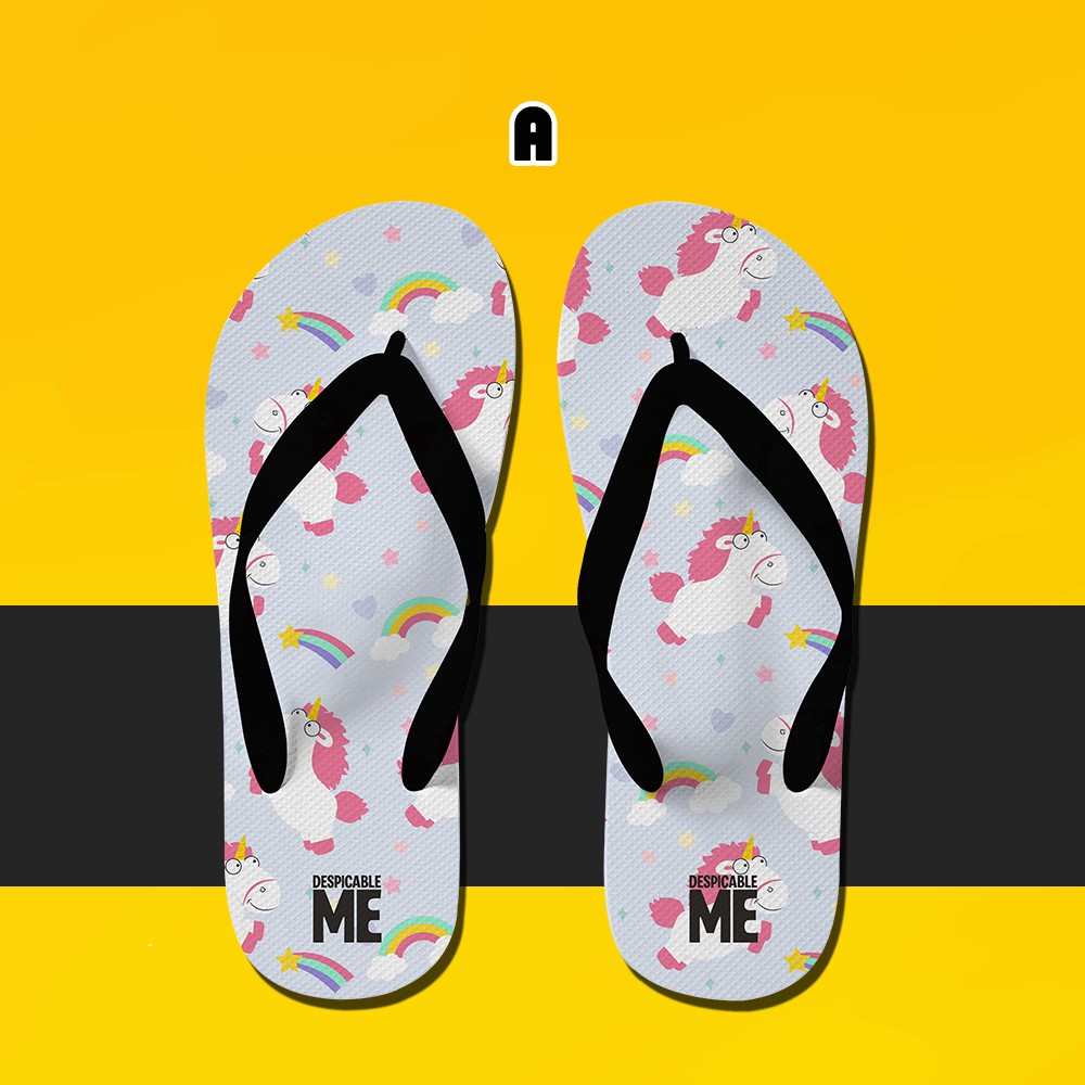 Jual Feragatha Flip Flop Sendal Sandal Jepit Tema Kartun Despicable Me ...