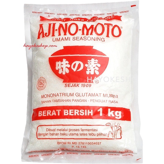 Jual Ajinomoto 1kg Umami Seasoning AJI-NO-MOTO Penyedap Rasa MSG | Shopee Indonesia