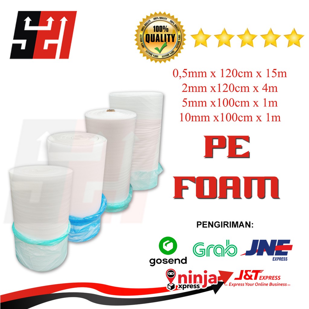 Jual PE Foam / Foam Sheet Meteran Aneka Ukuran | Shopee Indonesia