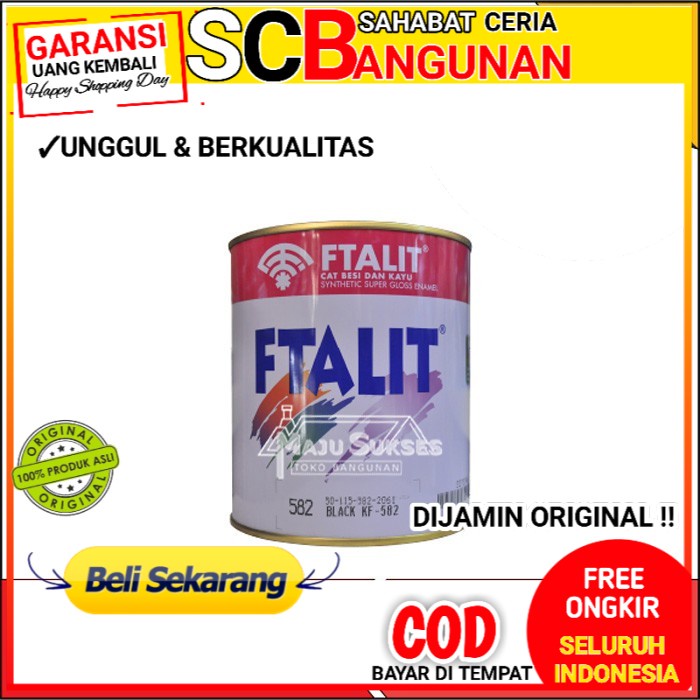 Jual CAT FTALIT KANSAI PAINT F TALIT CAT SYNTHETIC MINYAK BESI KAYU ...