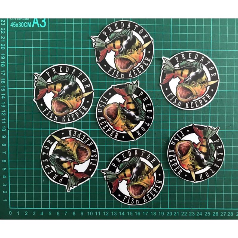 Jual STIKER MINI AQUARIUM IKAN PREDATOR | Shopee Indonesia