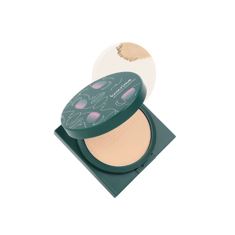 Jual luxcrime two way cake shade buttercream | Shopee Indonesia