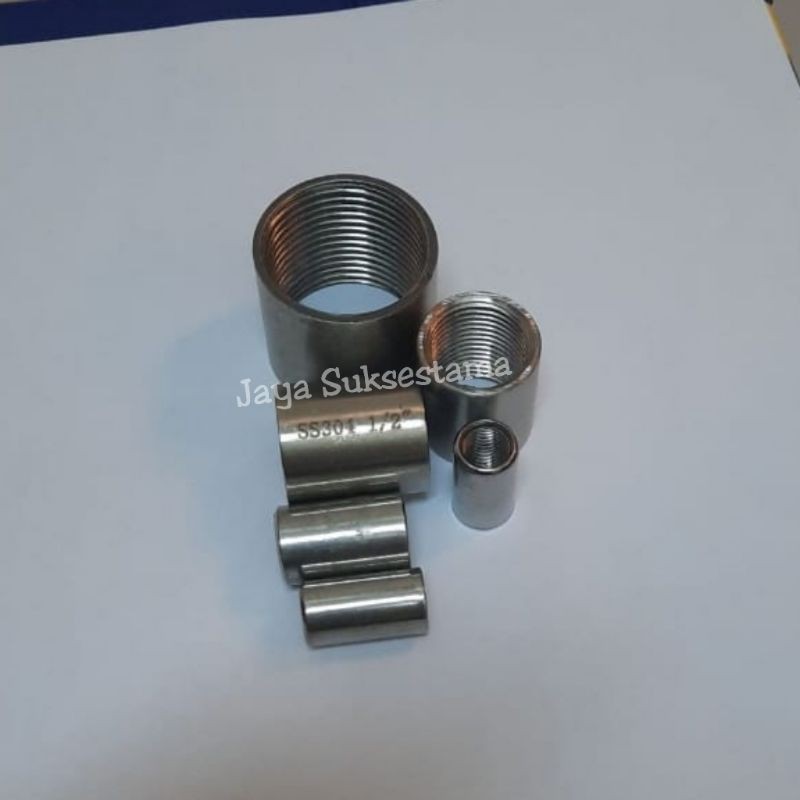Jual Pipa Socket Stainless 304 4" inch / Sock Drat Dalam SS304 4" inch ...