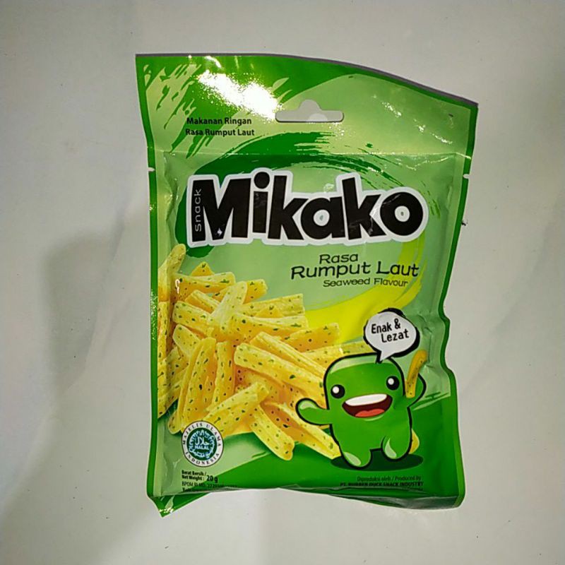 Jual Mikako Rasa Rumput Laut 20g Snack Legend | Shopee Indonesia
