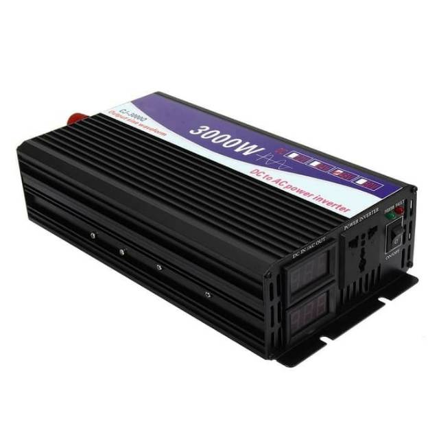 Jual Inverter 3000W Inperter 3000Watt 3000 W 3000 Watt Pure Sine Wave Dc 12v Ke Ac 220V Perubah ...