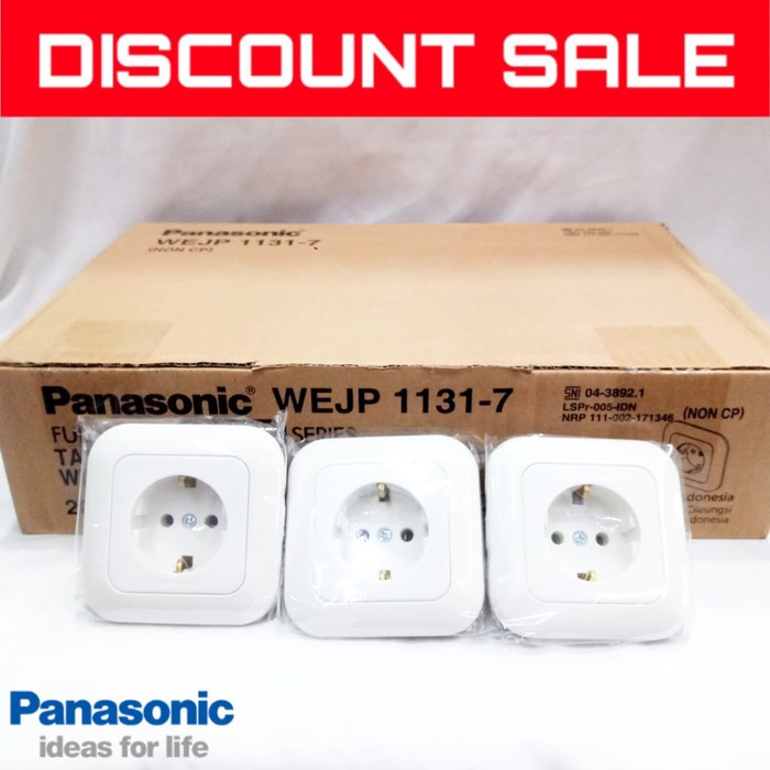 Jual STOP KONTAK NON CP WEJP 1131 7 WEJP 1131-7 PANASONIC INBOW ...