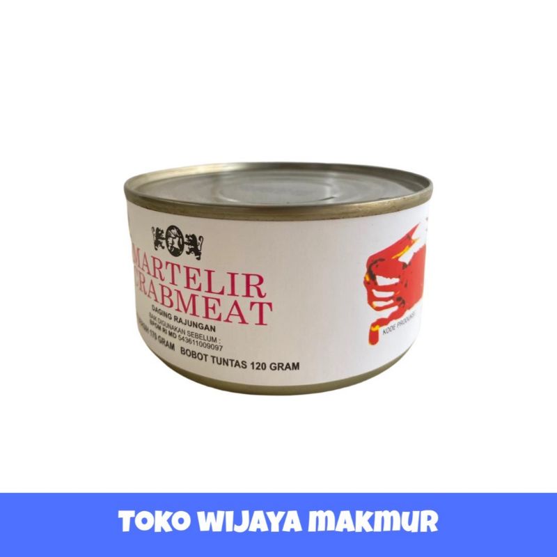 Jual Crab Meat Martelir | Daging Kepiting Kaleng Martelir 120GR ...