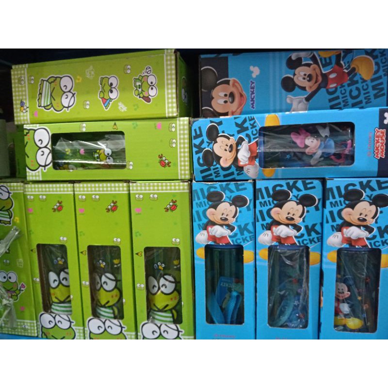 Jual botol minuman karakter kepala Mickey mouse hello Kitty Doraemon ...
