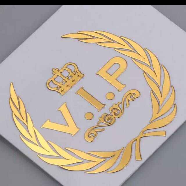 Jual Stiker emblem 3D, VIP GOLD/SILVER | Shopee Indonesia