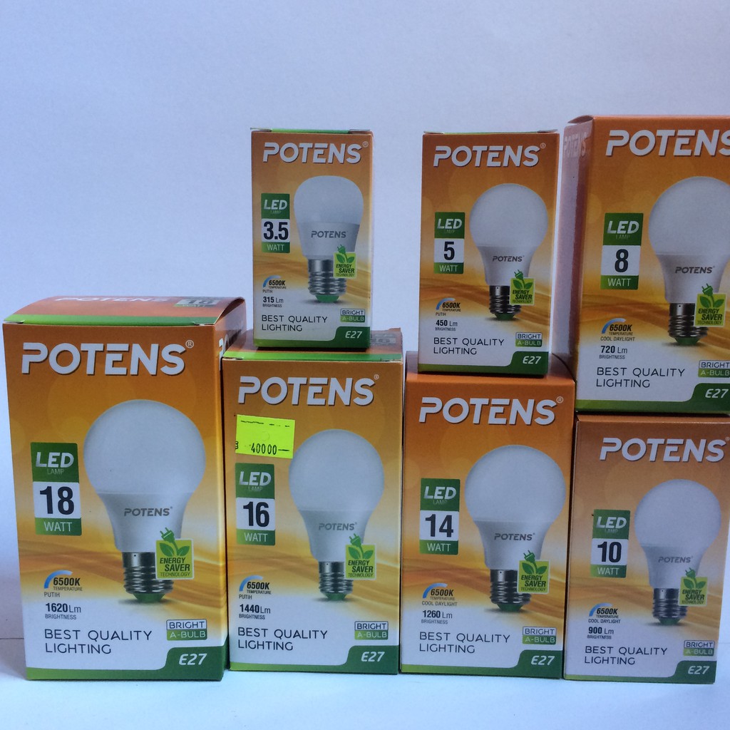 Jual LAMPU LED POTENS A-BULB 10W | Shopee Indonesia
