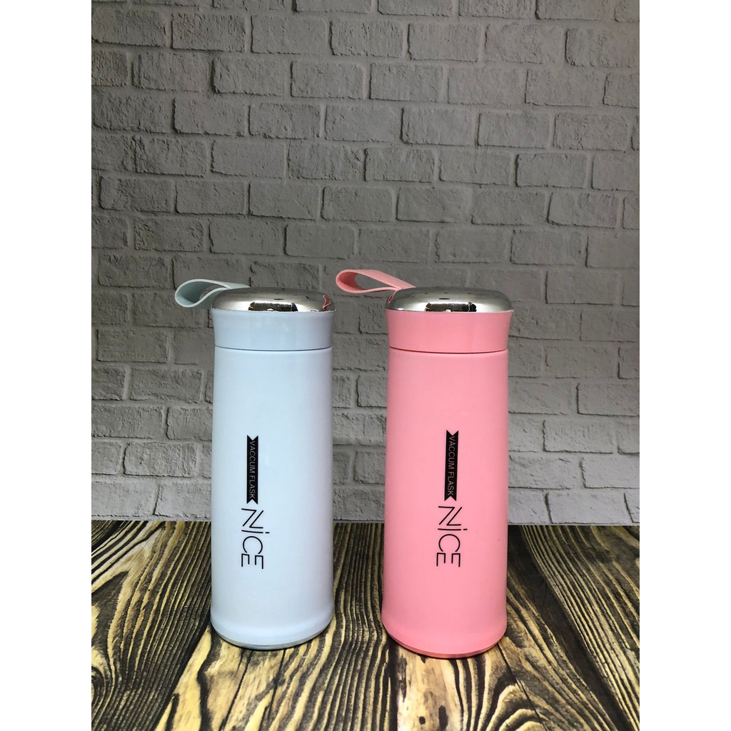 Jual (FREE BUBBLE WRAP) BOTOL KACA NICE 350ML | Shopee Indonesia