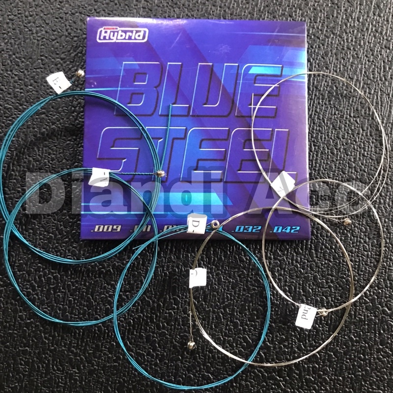 Jual Senar Gitar Akustik BLUE STEEL 2 Warna | Shopee Indonesia