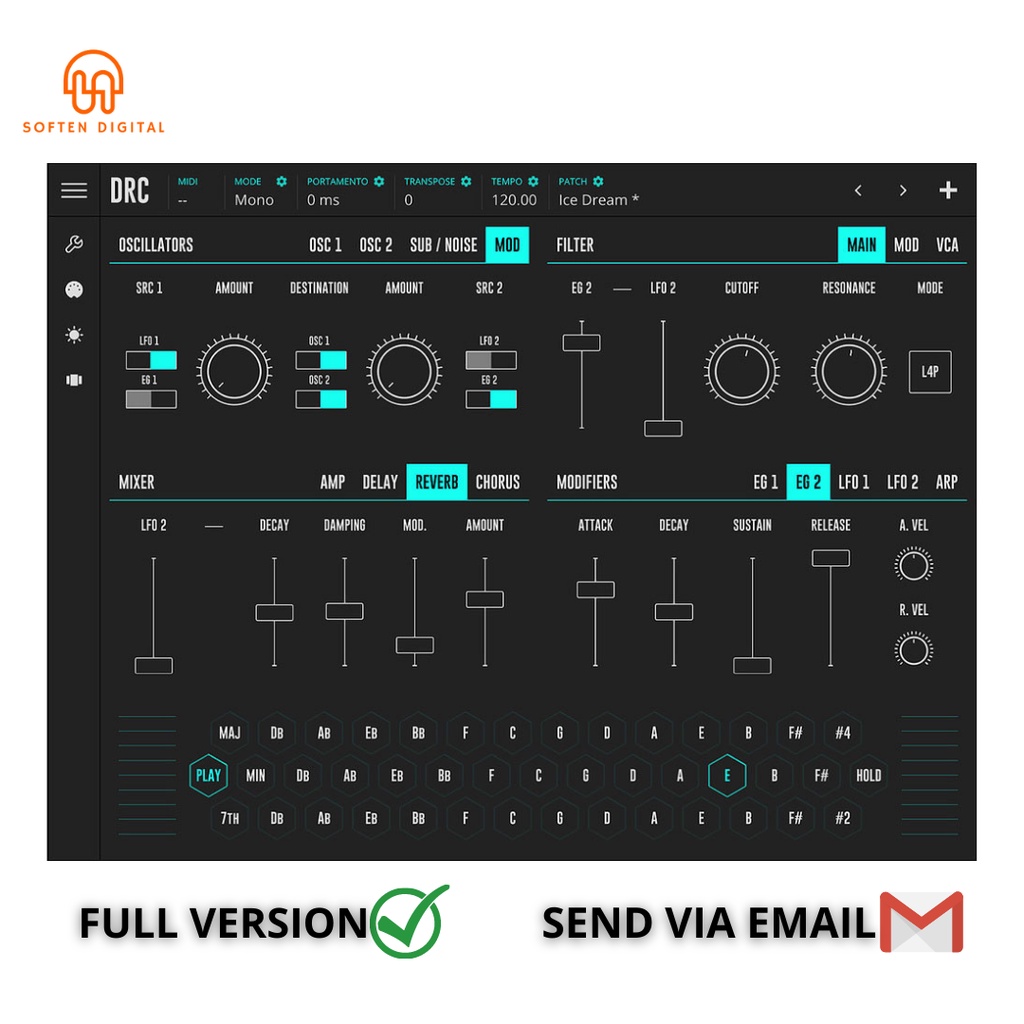 Jual Imaginando DRC v2 VST Plugin modern looking, minimalistic ...