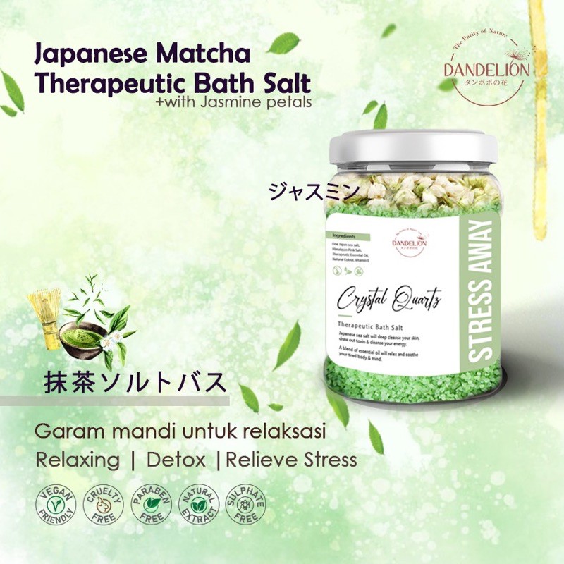 Jual Crystal Quarts BATH SALT | STRESS AWAY-Jasmine GreenTea|Garam ...