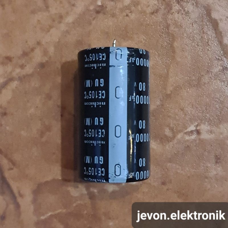 Jual Elco 10000 uf 80 v Nichicon Elko 10.000uf 80v Original | Shopee ...